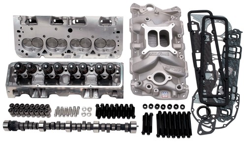 EDELBROCK SBC TOP END KIT,CHEVY,315 HP,CYLINDER HEAD,MANIFOLD | eBay
