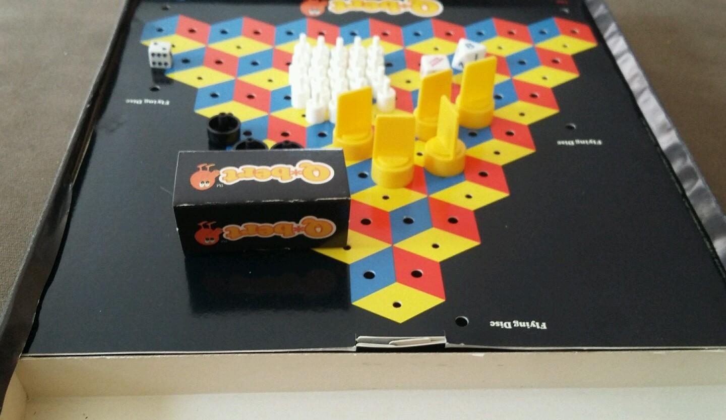 Vintage Q Bert Board Game Replacement Parts Lot ~1983 Parker Brothers ...