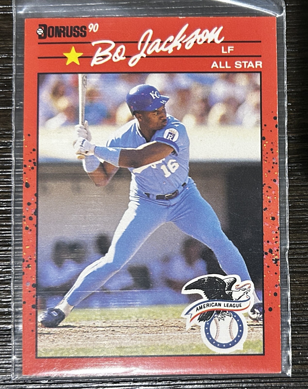 1990 Donruss Bo Jackson All Star #650 Baseball Card RARE Misprint No ...