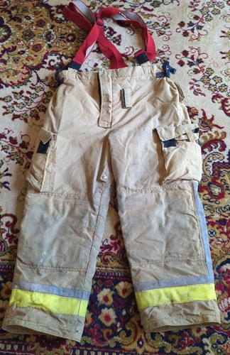 Retired Firefighter Gear Turnout Pants FIRE USED Size 38 Short - See ...