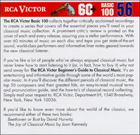 Basic 100, Volume 56: Maurice Ravel & Claude Debussy (CD, RCA) for sale ...