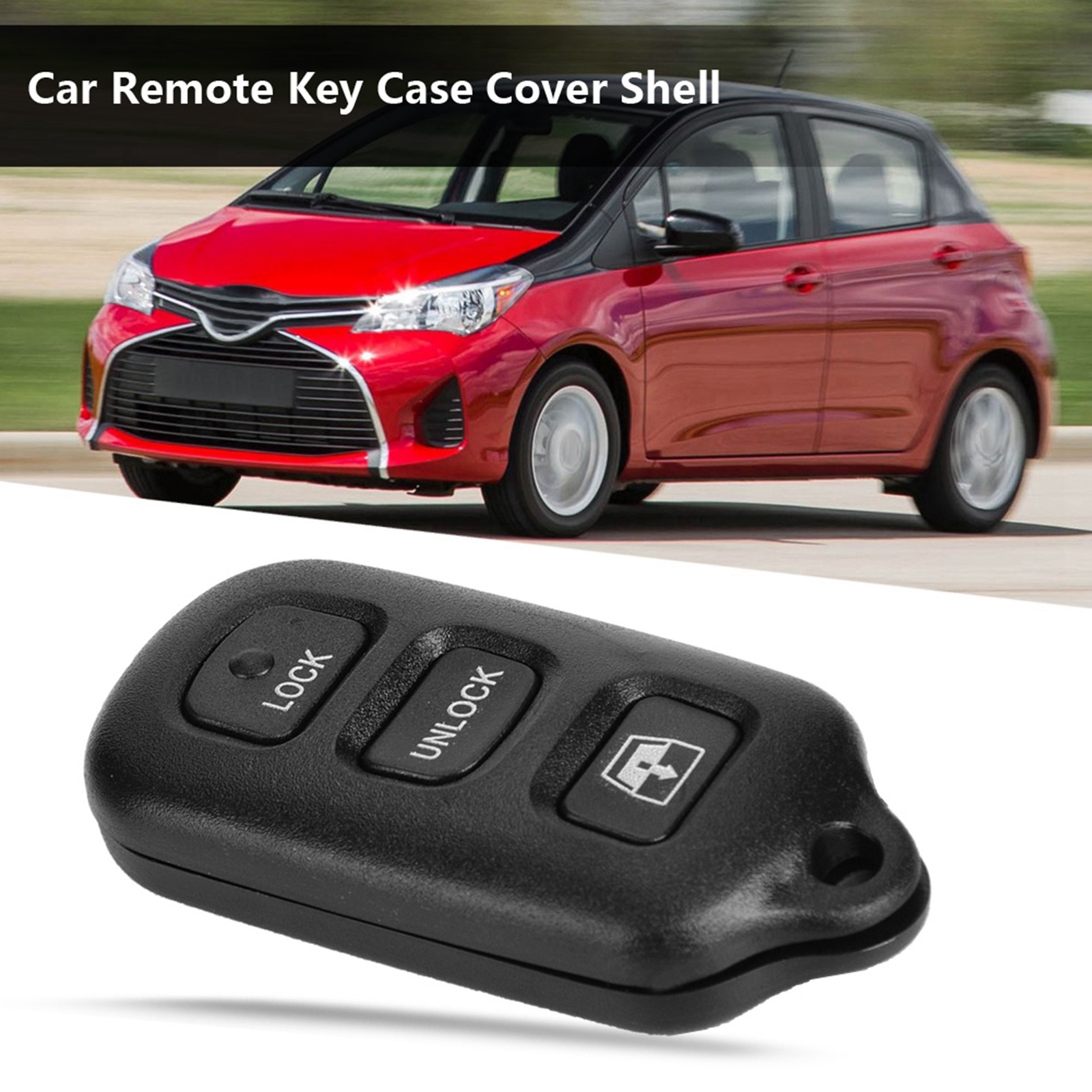 Car Car Entry Remote Key Case Cover Shell For 4Runner Vibe XB No Chips ...