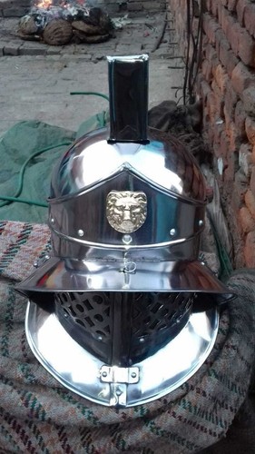 HALLOWEEN Gladiator Fabri Knight Medieval armor Helmet LARP SCA greek ...