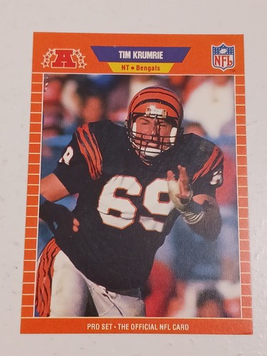 Tim Krumrie Cincinnati Bengals 1989 Pro Set Card #63 | eBay