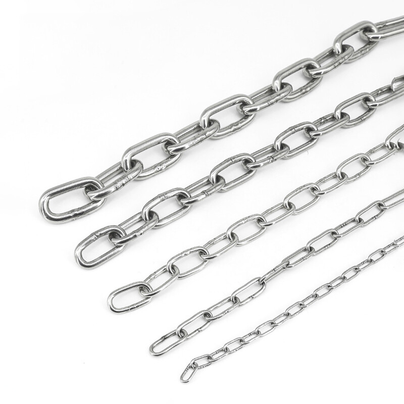 Black Long Steel Chains