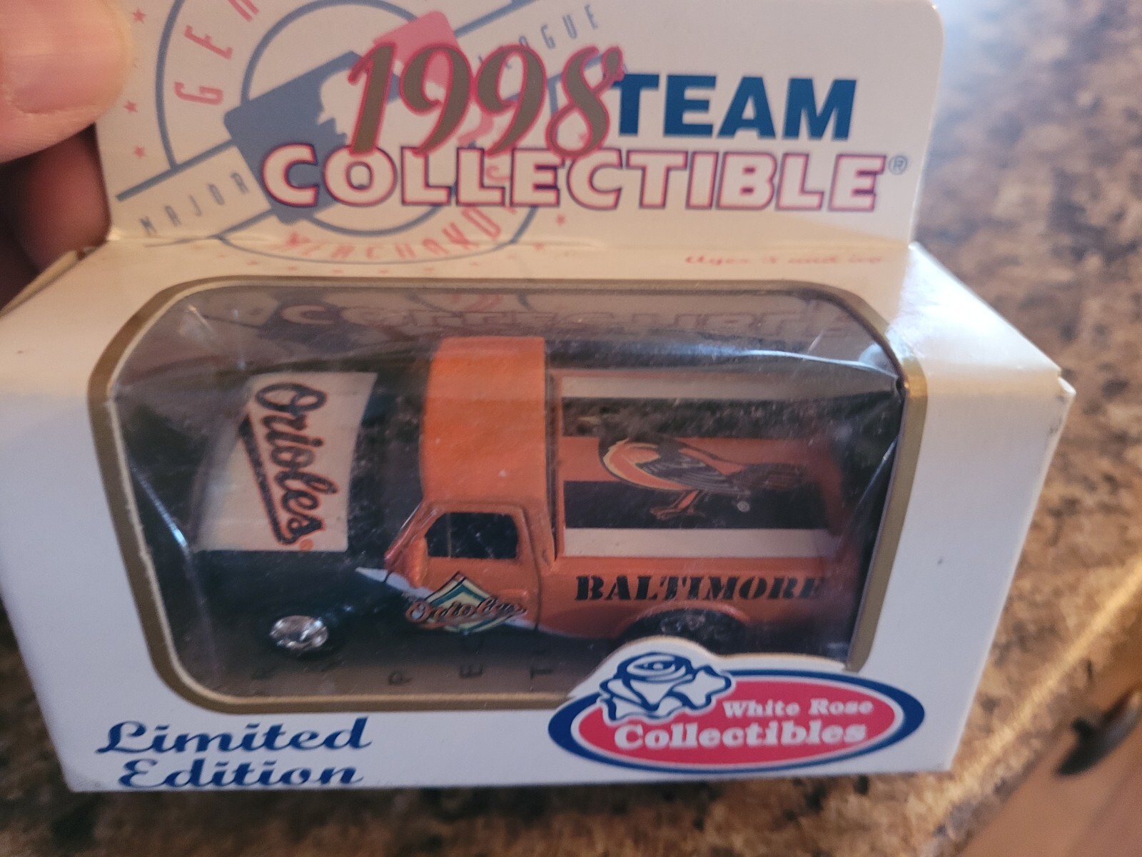 1998 Baltimore Orioles white rose pickup truck 1:64 DIECAST NIB | eBay