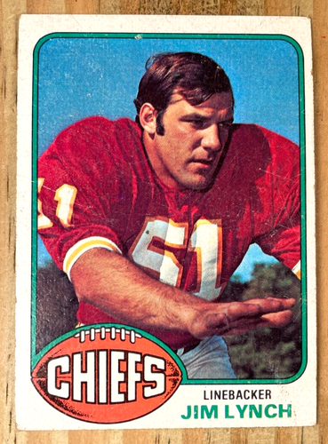 1976 TOPPS JIM LYNCH CARD#517 NOTRE DAME FIGHTING IRISH KANSAS CITY ...