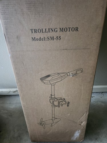 Trolling Motor NEW IN BOX! 12v 55lb 8 Speeds Telescoping Handle | eBay