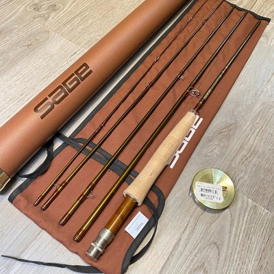 [MINT] Sage SLT 690-5 Graphite IIIe 6wt 9'0" Fly fishing rod w/Sock and ...