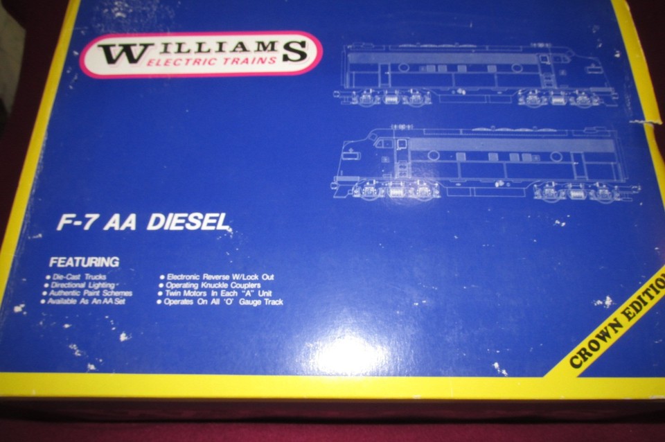 WILLIAMS 4307 SOUTHERN PACIFIC F7 AA DIESEL LOCOMOTIVE SET, O | eBay