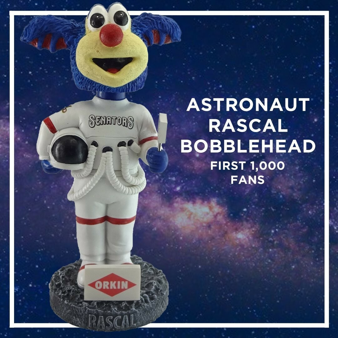 Harrisburg Senators Astronaut Rascal Mascot Bobblehead Washington ...
