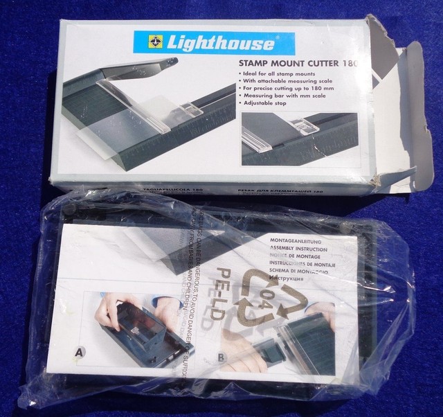 LIGHTHOUSE Guillotine Stamp Mount Cutter Cuts up to 180mm for sale ...