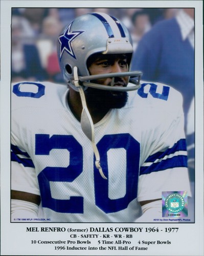 Mel Renfro Dallas Cowboys NFL Licensed Unsigned Glossy 8x10 Photo A | eBay