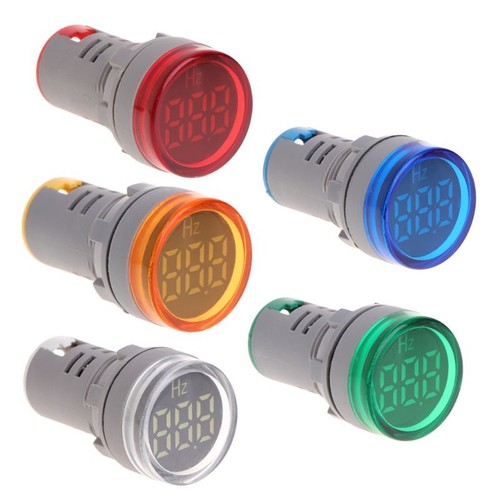 LED Display Frequency Meter Electricity Hz Light 22mm 5 Colors | eBay