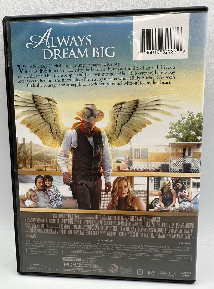 Angles In Stardust DVD Widescreen Billy Burke, Alicia Silvertone & A.J ...