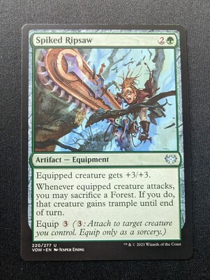 Magic the Gathering SPIKED RIPSAW Innistrad: Crimson Vow #220 | eBay