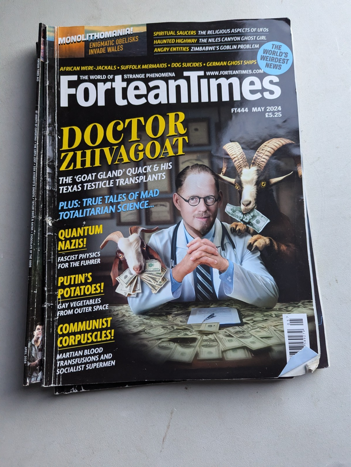 Fortean Times Magazine Bundle x13 Year 2024 Bond Street Time Slip | eBay