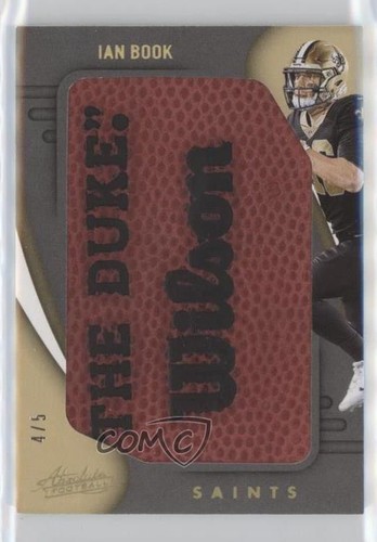 2021 Panini Absolute Jumbo Relics Football /5 Ian Book #JUM-IBO Rookie ...