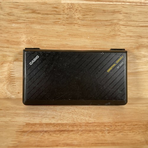 Vintage Casio Sf-3000BK Black Portable Digital Diary Business Organizer ...