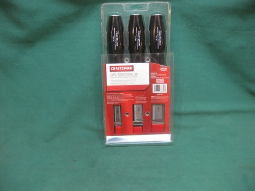 CRAFTSMAN 3-PC WOOD CHISEL SET | eBay