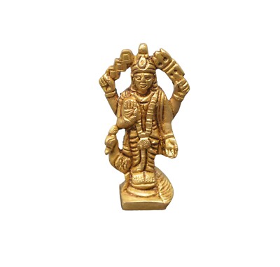 Kartikeya Ganesha Brother Statue Brass Idol Statue Handicraft Length 3. ...
