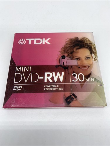 TDK mini DVD-RW 30 Minutes Rewritable NEW SEALED 20356485702| eBay