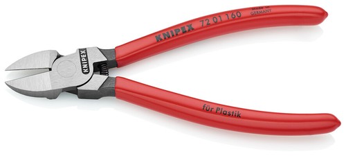 Knipex 72 01 160 Flush Cutting Diagonal Side Cutters Plastic Cable Ties ...