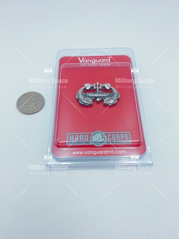GENUINE U.S. NAVY BADGE: DEEP SUBMERGENCE ENLISTED - REGULATION SIZE ...