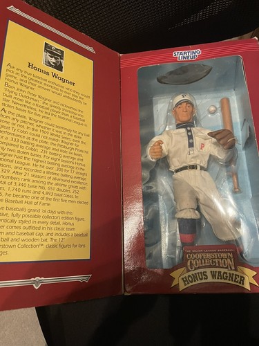 Starting Lineup Cooperstown Collection Honus Wagner 12 Inch Action ...