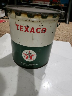Vintage Texaco Motor Grease 35lb empty Can , usa made , display | eBay
