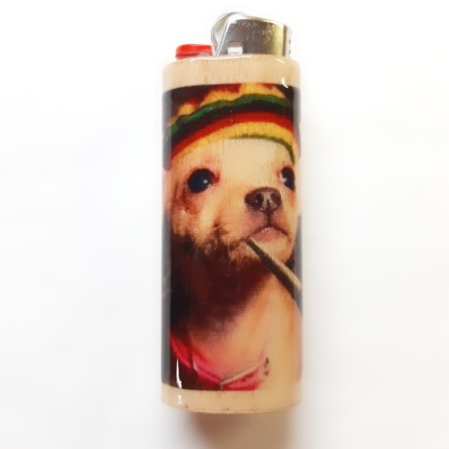 Dog Smoking Rasta Lighter Case Holder Sleeve Cover Fits Bic Lighters | eBay