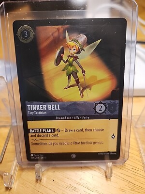 DISNEY LORCANA TCG TINKER BELL TINY TACTICIAN 194/204 COMMON COLD FOIL | eBay