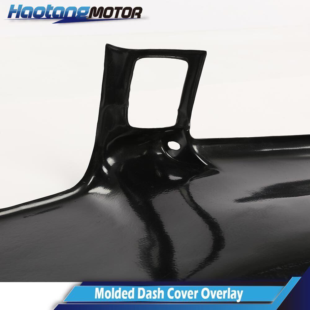Black Molded Dash Cap Cover Overlay Fit For 1999-2006 Silverado Sierra ...