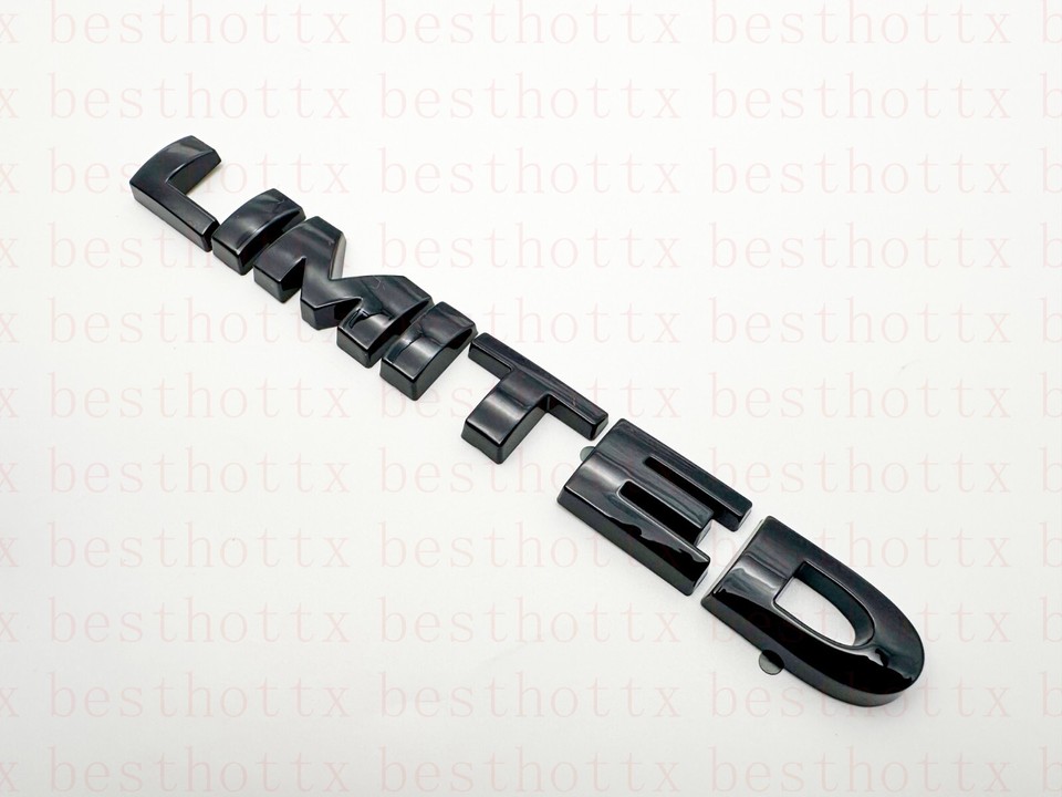 Gloss Black Limited MAX Overlay Letters Emblem FIT 2018-2024 Ford ...