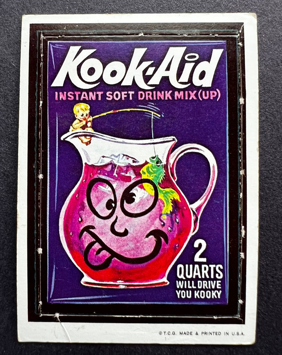 Topps Wacky Packages 1967 Die Cut #13 of 44 Kook-Aid Excellent ...