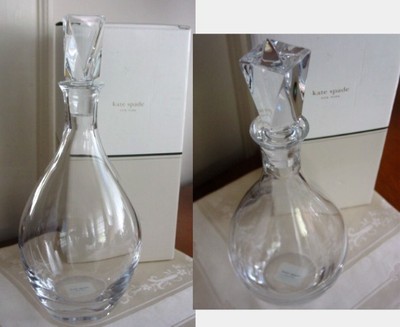 Kate Spade Lenox OLIVETAS DRIVE Teardrop Decanter - NEW / BOX! | eBay