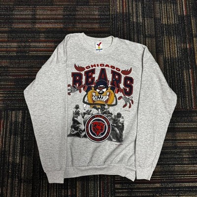 Vintage 1992 Chicago Bears Taz Crewneck Sweatshirt Reprint AN64442 | eBay
