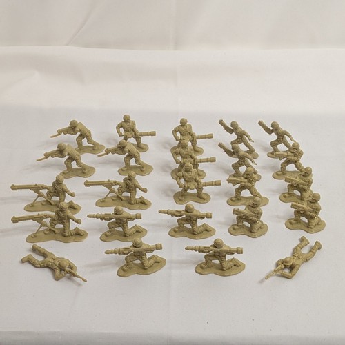 Lanard The Corps Army Action Figures x24 Tan Soldiers 2015 Loose Lot ...
