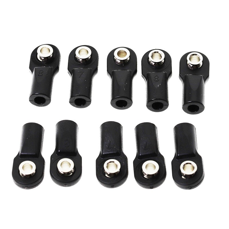10Pcs Plastic Rod End Link Linkage Balls Joint Head for 1/10 RC Car1845 ...