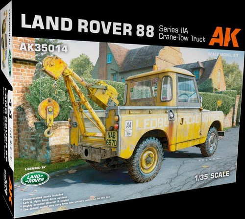 AK Interactive 1:35 Scale Land Rover 88 Series IIA Crane/Tow Truck ...