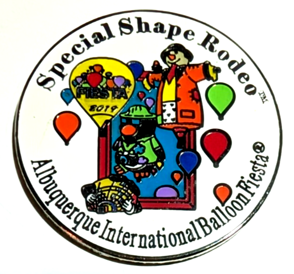 2019 Albuquerque International Balloon Fiesta pin Special Shape Rodeo ...
