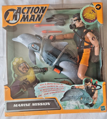 RARE - Action Man Marine Mission with figure - European Hasbro 2001 ...
