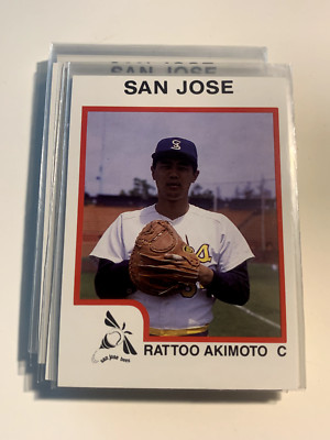 RATTOO AKIMOTO 1987 ProCards San Jose Bees | eBay