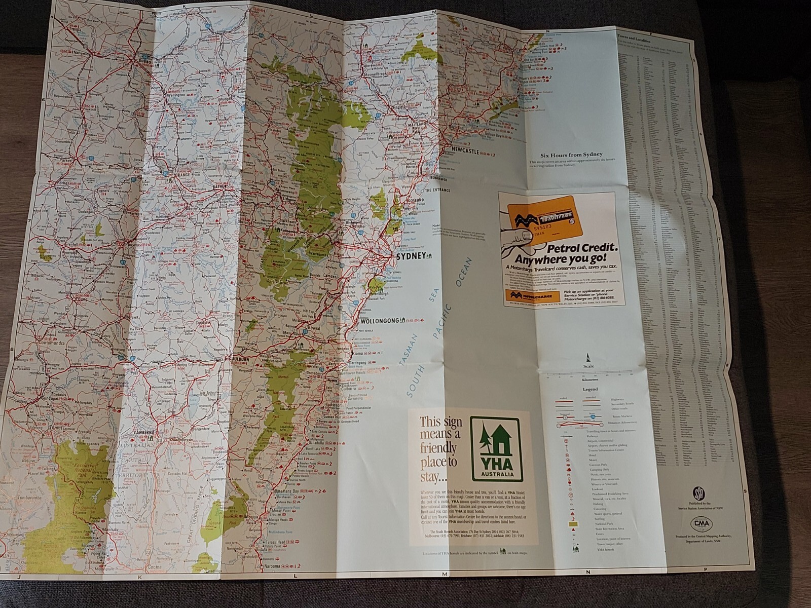 SSA Roadmap NSW, Gold Coast CMA Service Stations Of Australia Vintage ...