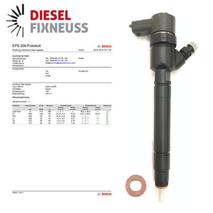 EINSPRITZDÜSE VOLVO S60 S80 V70 II XC70 XC90 2,4D D5 Injektor ...