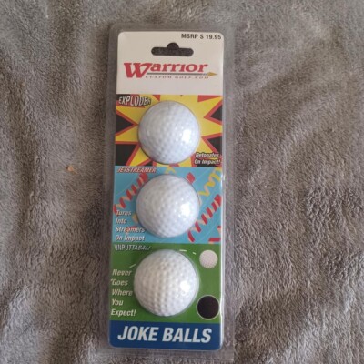 Warrior Exploder Jet Streamer Unputtaball Golf Ball Joke Gag Gift ...