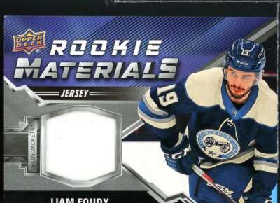 Liam Foudy Card 2020-21 Upper Deck Rookie Materials #RMLF | eBay