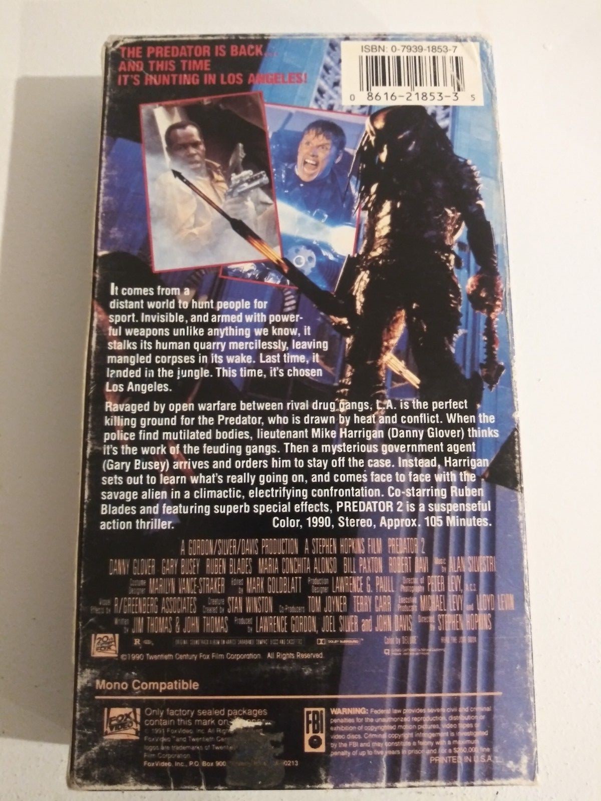 Predator 2 - (VHS, 1991) 86162185335| eBay