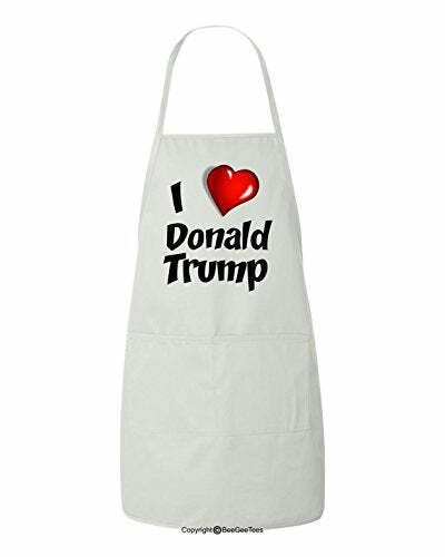 I Love Donald Trump With Heart President Trump BBQ Apron | eBay