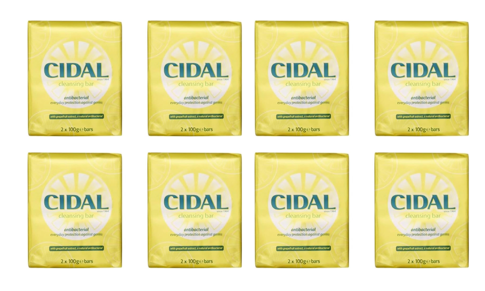 Cidal Savon Antibactérien Avec Pamplemousse Extrait (16 X 100g Barres ...